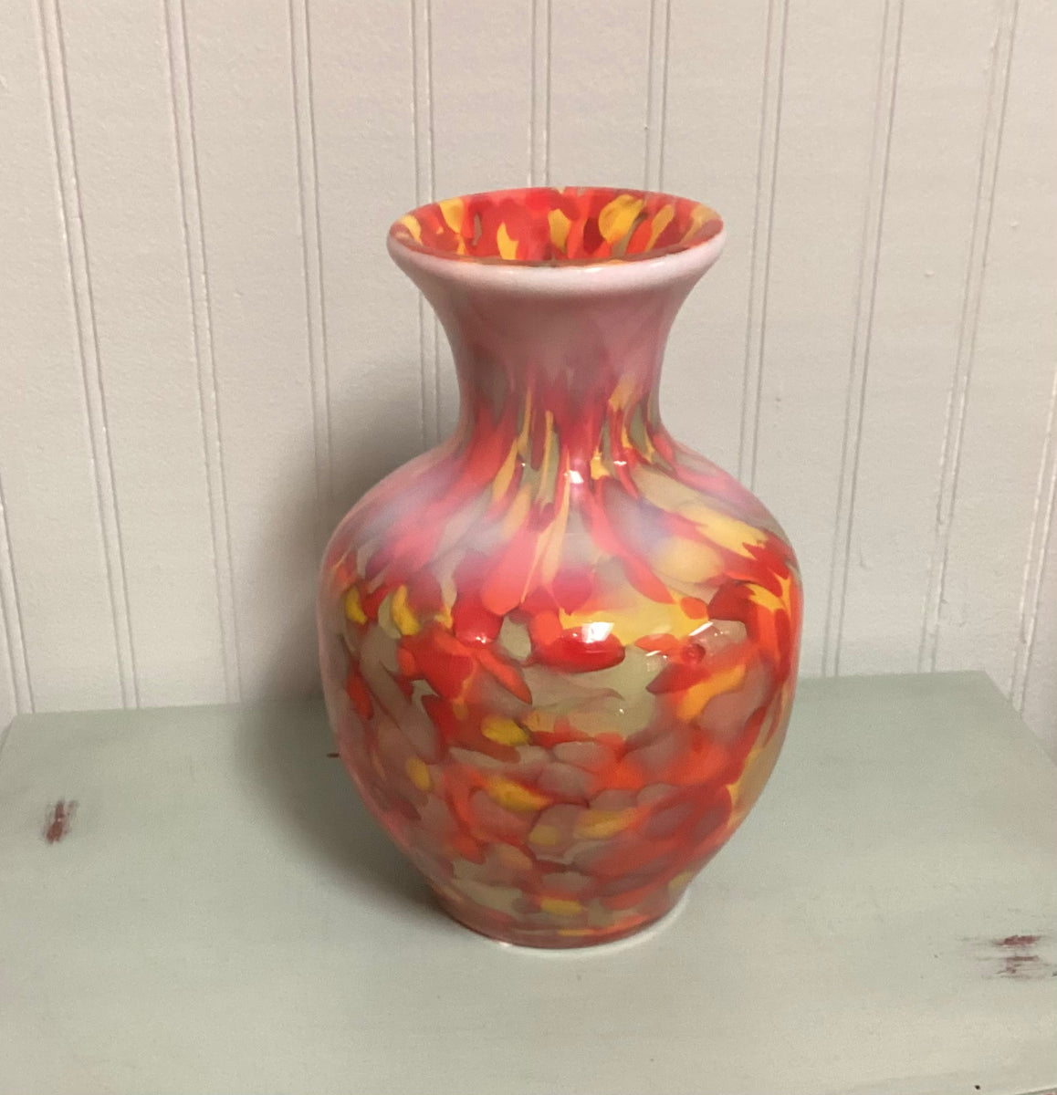 Fenton Limited Edition Dave Fetty Art Glass Vase – Williamsburg Antique ...