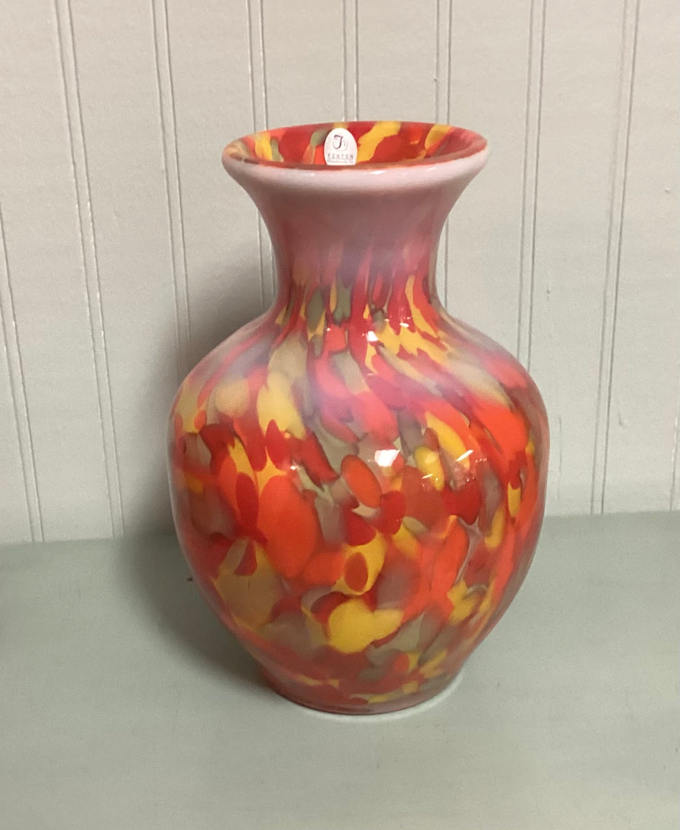 Fenton Limited Edition Dave Fetty Art Glass Vase – Williamsburg Antique ...
