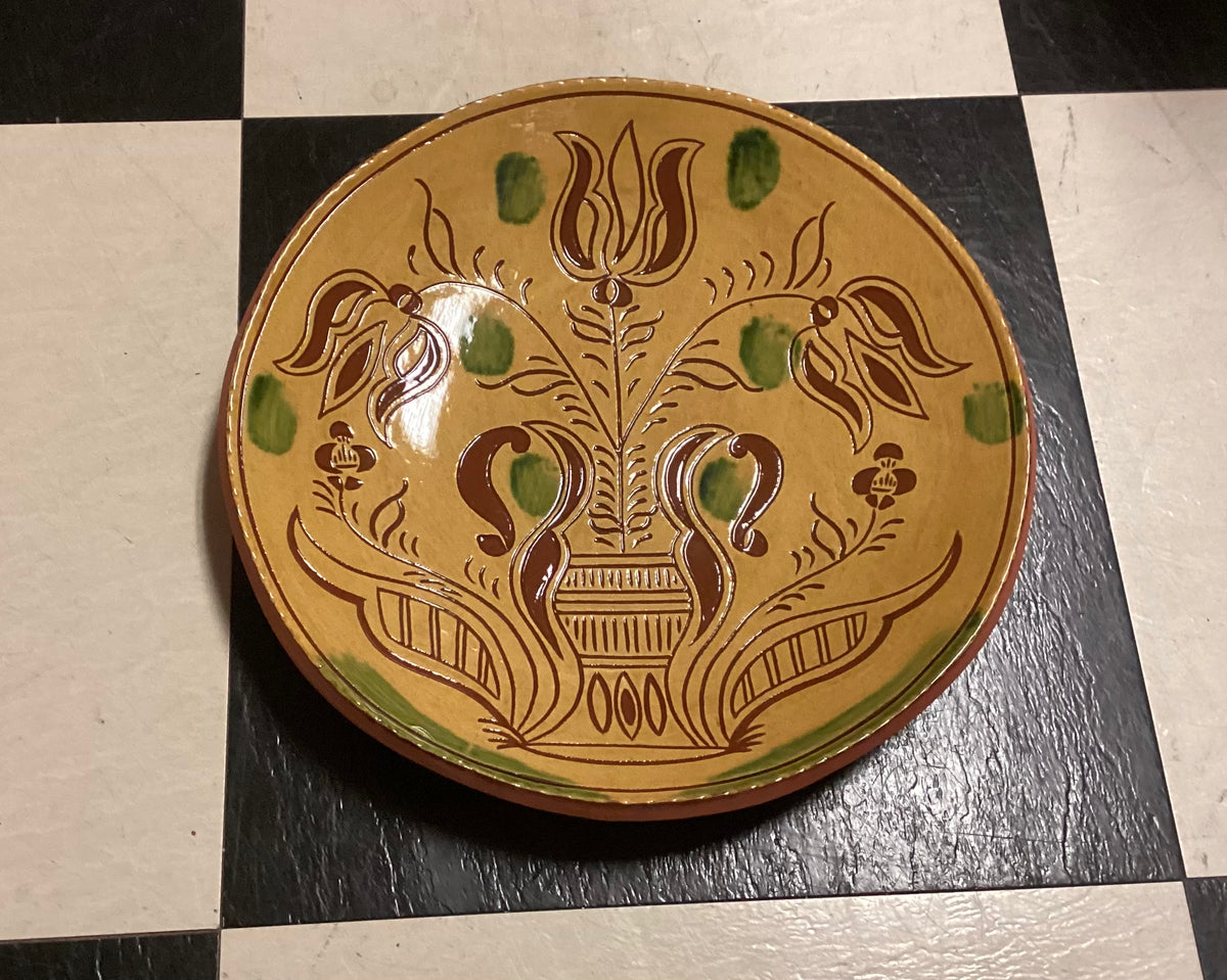 Breininger Pottery Redware Plate – Williamsburg Antique Mall